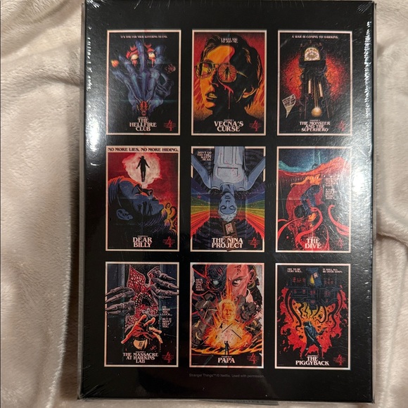 Netflix | Art | Netflix Stranger Things Black And Red Postcard ...